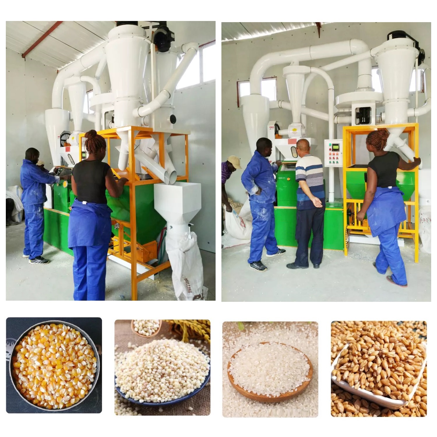 6FTS-3 Small Complete Maize Flour Mill Plant - Buy Flour Mill, Maize ...